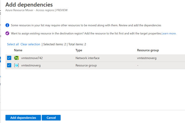 Move a VM with Azure Resource Mover | Aunt Kathi's SQL Server Home